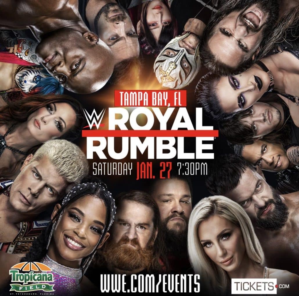 WWE Royal Rumble - Jan 27th - Jimmys Famous Seafood