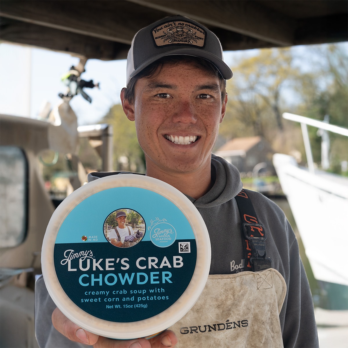 Luke’s Crab Chowder - 15oz - Jimmys Famous Seafood