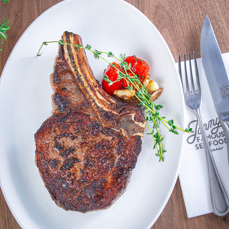 Dry-Aged Bone-In Ribeye - Jimmys Famous Seafood