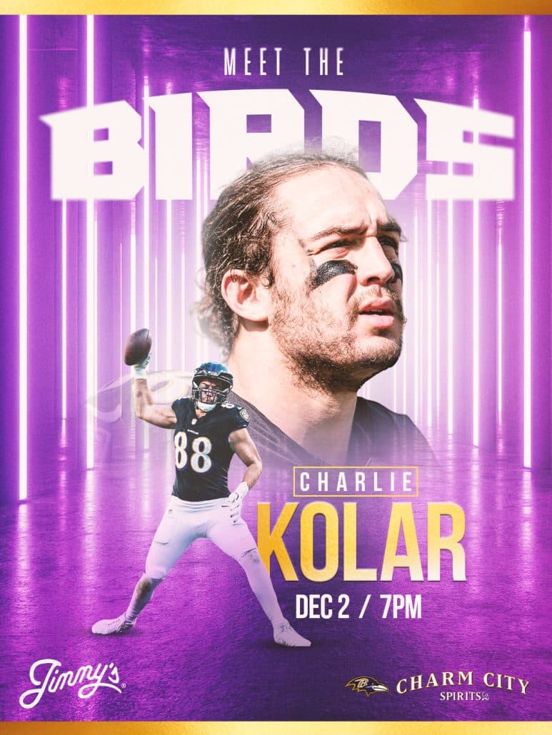 Meet The Birds - Charlie Kolar - Dec-2 - Jimmys Famous Seafood