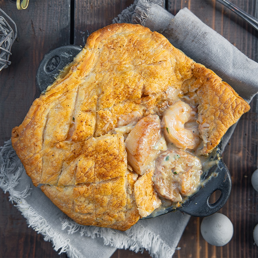 SEAFOOD POT PIE - Jimmys Famous Seafood